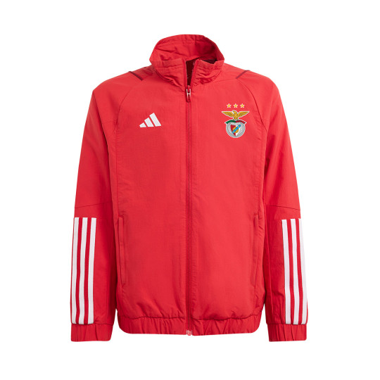 Giacca adidas SLB Benfica Pre-Match 2023-2024 Bambino Power Red ...