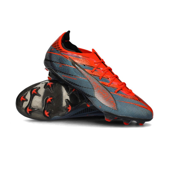 Scarpe Puma Ultra 5 Carbon Speed FG Black-White-Fiery Coral - Fútbol ...