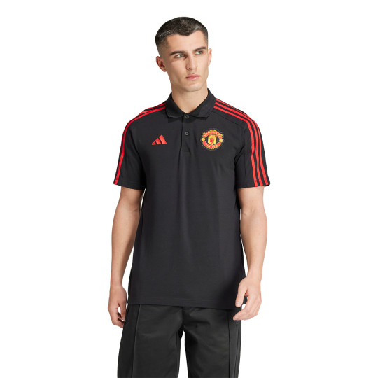 Polo adidas Manchester United Fanswear 2024-2025 Nero - Fútbol Emotion