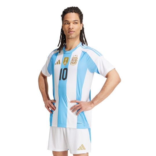 Maglia adidas Argentina Home Kit Coppa America 2024 White-Blue Burst ...