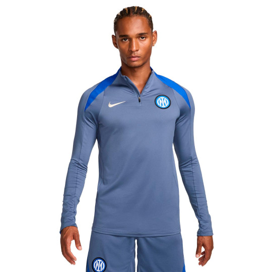 Felpa Nike Inter Training 2024-2025 Diffused Blue-Lyon Blue-Sanddrift ...