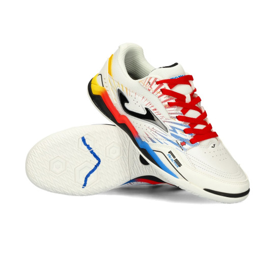 Scarpe Joma FS Reactive Bianco-Rosso - Fútbol Emotion - The Pitch