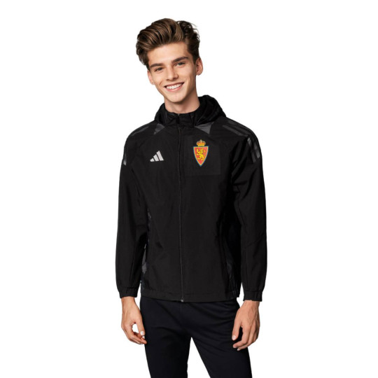 K-way adidas Real Zaragoza Training 2024-2025 da Bambino Grey Six ...