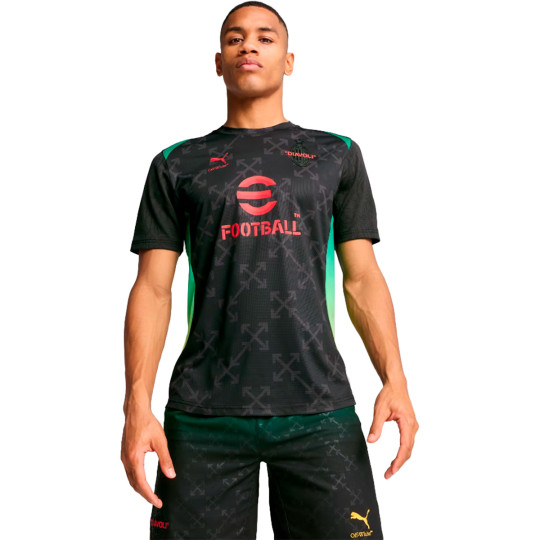 Maglia Puma AC Milan Fourth x Off-White 2024-2025 Black-For All Time Red - Fútbol Emotion - The ...