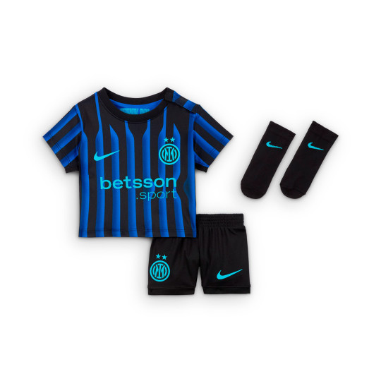 Completo Nike Inter Home Kit 2025-2026 da Neonato Lyon Blue-Black ...
