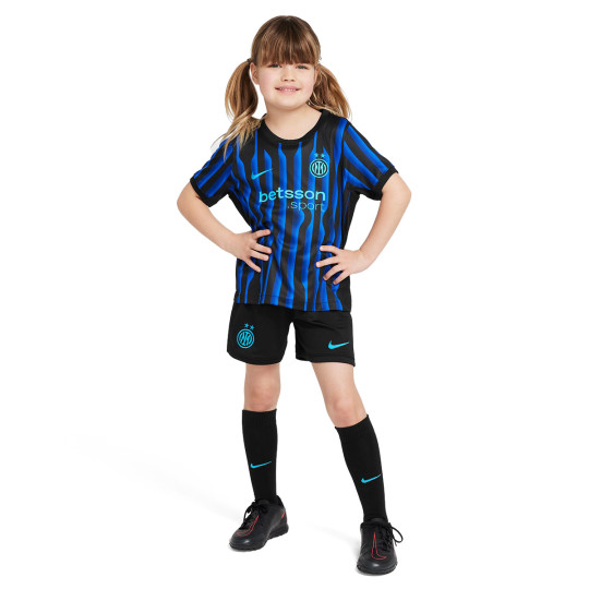 Completo Nike Inter Home Kit 2025-2026 da Bambino Lyon Blue-Black ...