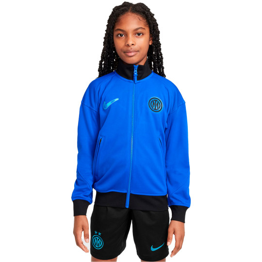 Giacca Nike Inter Pre-Match 2025-2026 da Bambino Lyon Blue-Black ...
