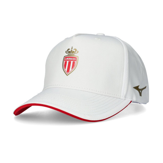 Cappello Mizuno AS Monaco 2025-2026 Bianco - Fútbol Emotion - The Pitch