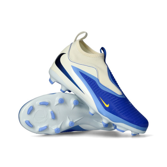 Scarpe Nike Phantom 6 High Academy FG da Bambino Racer Blue-Dk Obsidian ...