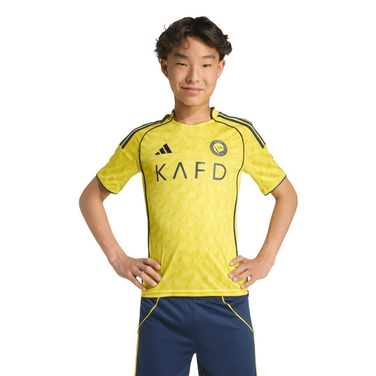 Maglia adidas Al Nassar Home 2025-2026 da Bambino Impact Yellow-Night ...