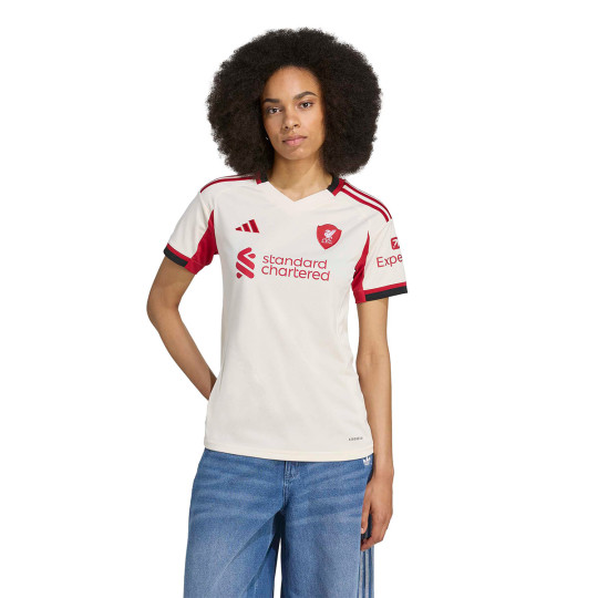 Maglia adidas Liverpool FC Away 2025-2026 da Donna Wonder White ...
