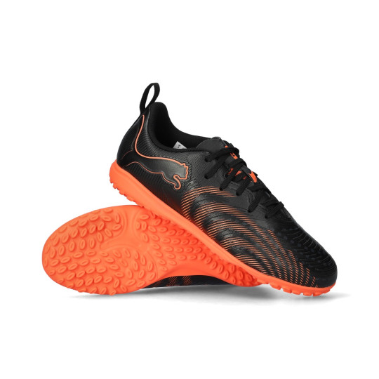Scarpe Puma Future 9 Play Turf da Bambino Puma Black-Glowing Red-Strong ...