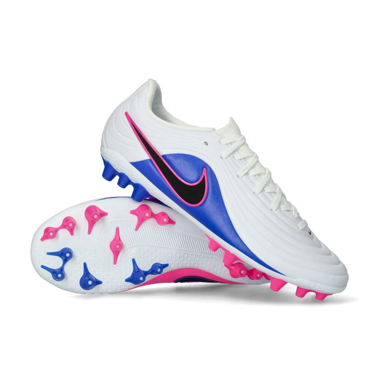 Scarpe Nike Tiempo Maestro Academy AG White-Black-Racer Blue-Pink Blast ...