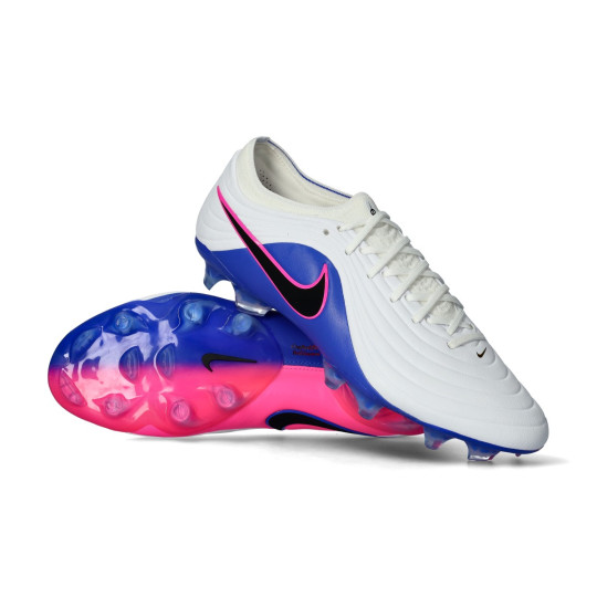 Scarpe Nike Tiempo Maestro Elite FG White-Black-Racer Blue-Pink Blast ...
